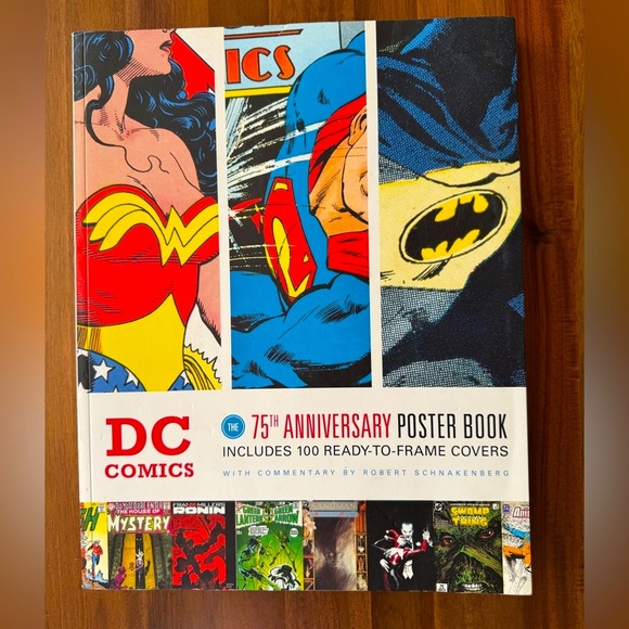 DC Comics | Art | Dc Comics 75th Anniversary Poster Book | Poshmark